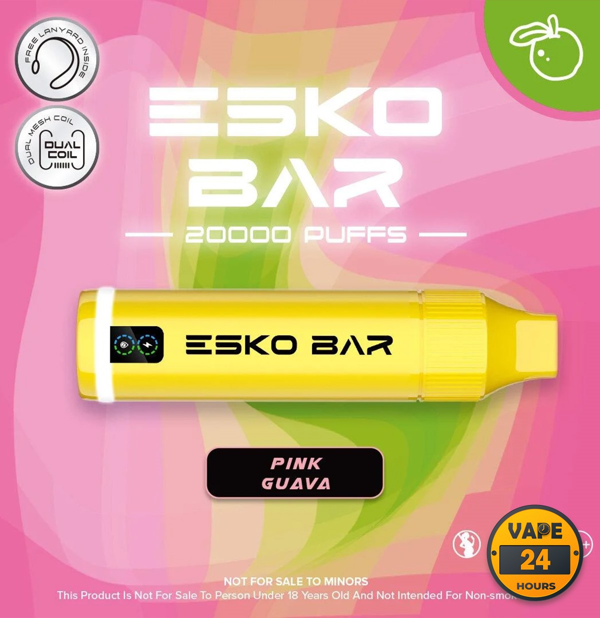 Esko Bar 20000 Puffs พอตใช้แล้วทิ้งรุ่นใหม่ล่าสุด 20K คุ้มสุดๆ พร้อมส่ง