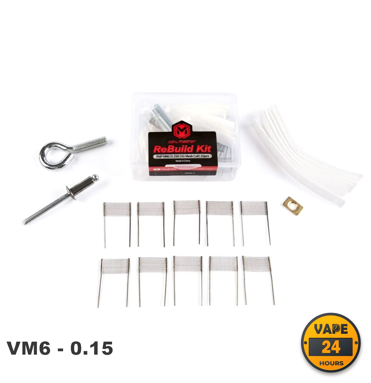 Coil Master Rebuild PnP คอยล์โม Voopoo Vm Mesh คุ้มแบบสุดๆ ประหยัด พร้อมส่ง