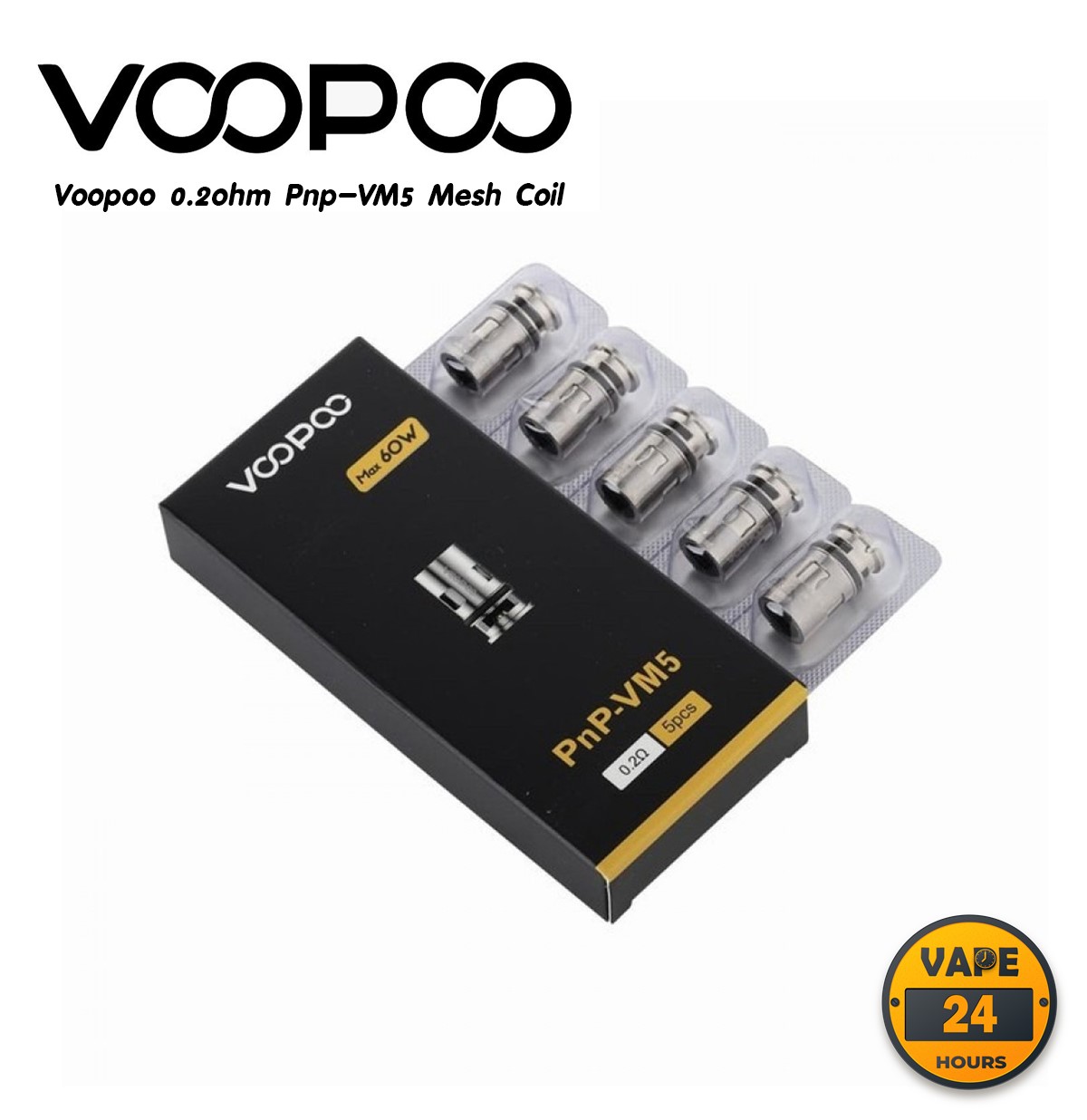 Coil Voopoo PnP Vm ของแท้ 100% รุ่น VM มีให้เลือกหลายเบอร์ ราคาถูก พร้อมส่ง