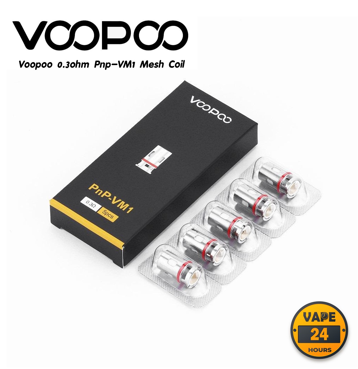 Coil Voopoo PnP Vm ของแท้ 100% รุ่น VM มีให้เลือกหลายเบอร์ ราคาถูก พร้อมส่ง